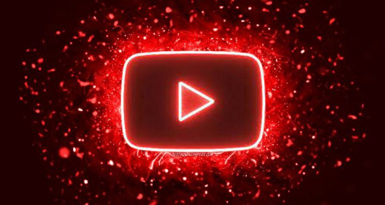 How to Download Neon YouTube Logo